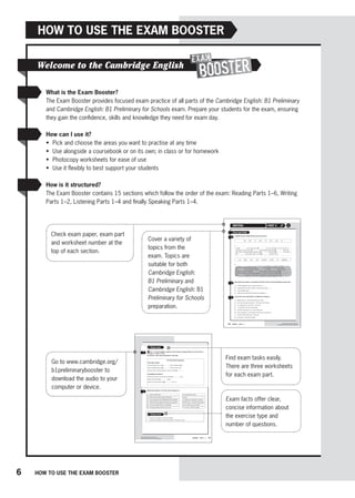 B2 Exam Booster Cambridge English preliminary | PDF