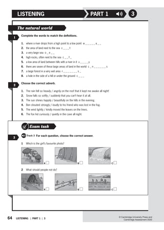 B2 Exam Booster Cambridge English preliminary | PDF
