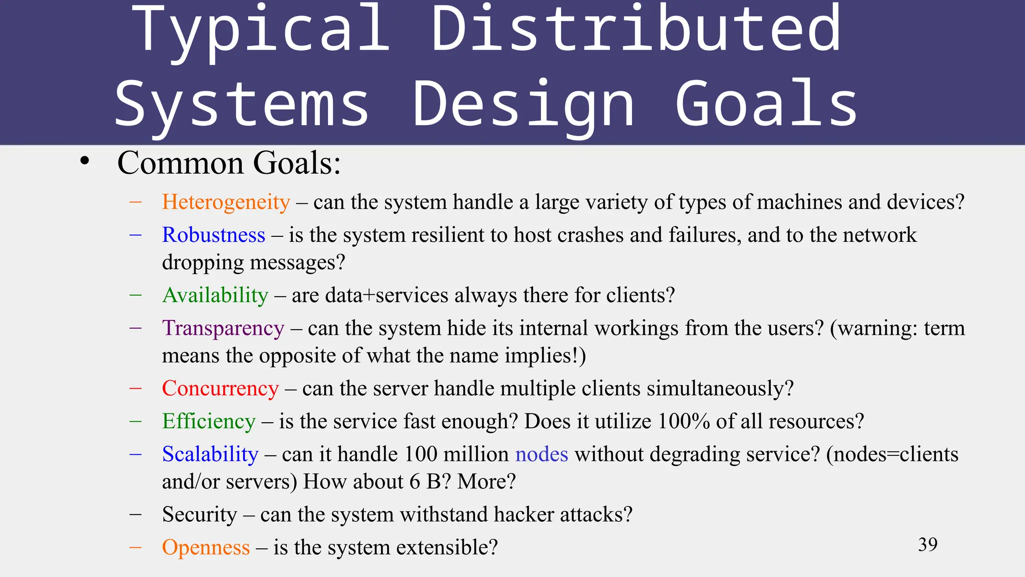 Distributed system, network, scalability, consistency | PPT