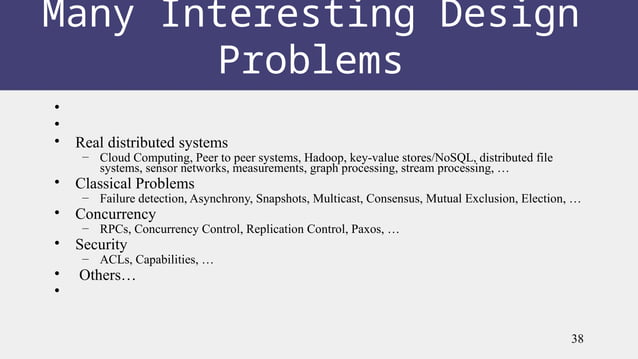 Distributed system, network, scalability, consistency | PPT