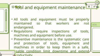 PowerPoint presentation in Maintain hand tools | PPTX