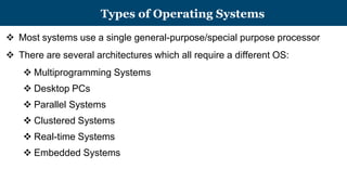 operating systems classification university | PDF