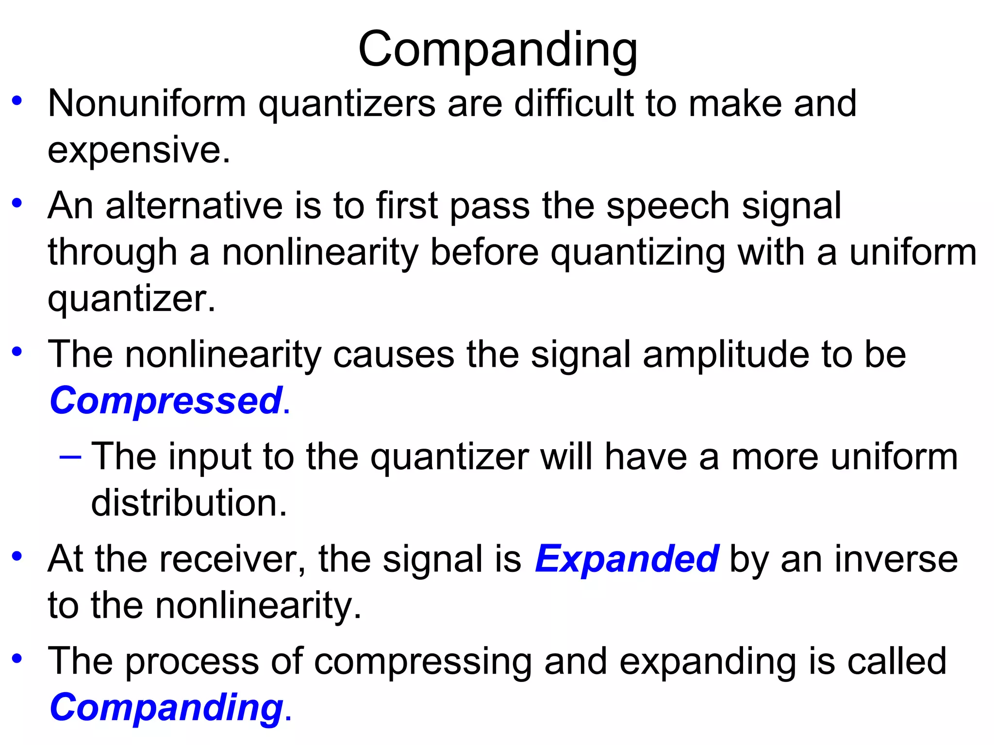 L 1 5 Sampling Quantizing Encoding Pcm Ppt Digital Audio Computer