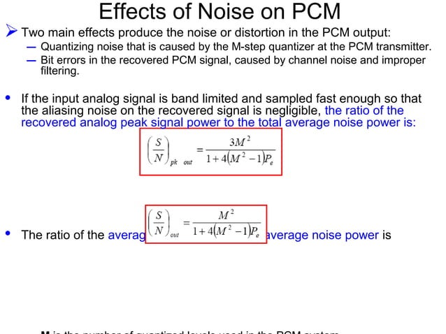 L 1 5 Sampling Quantizing Encoding Pcm