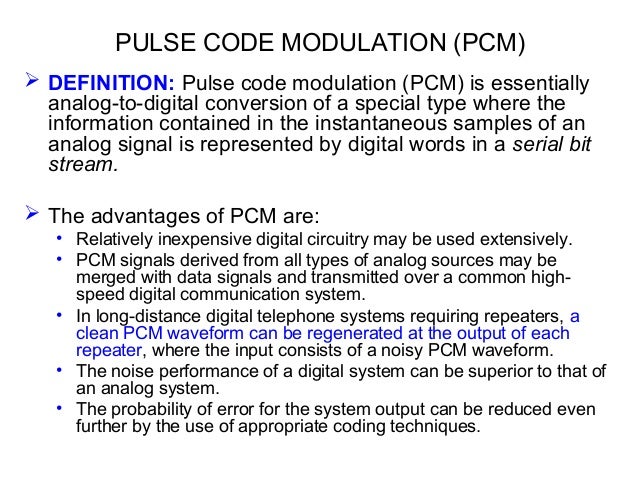L 1 5 sampling quantizing encoding pcm