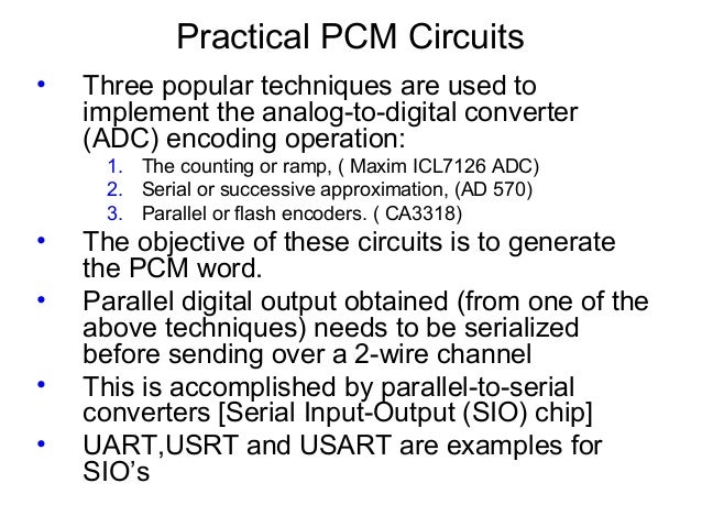L 1 5 Sampling Quantizing Encoding Pcm