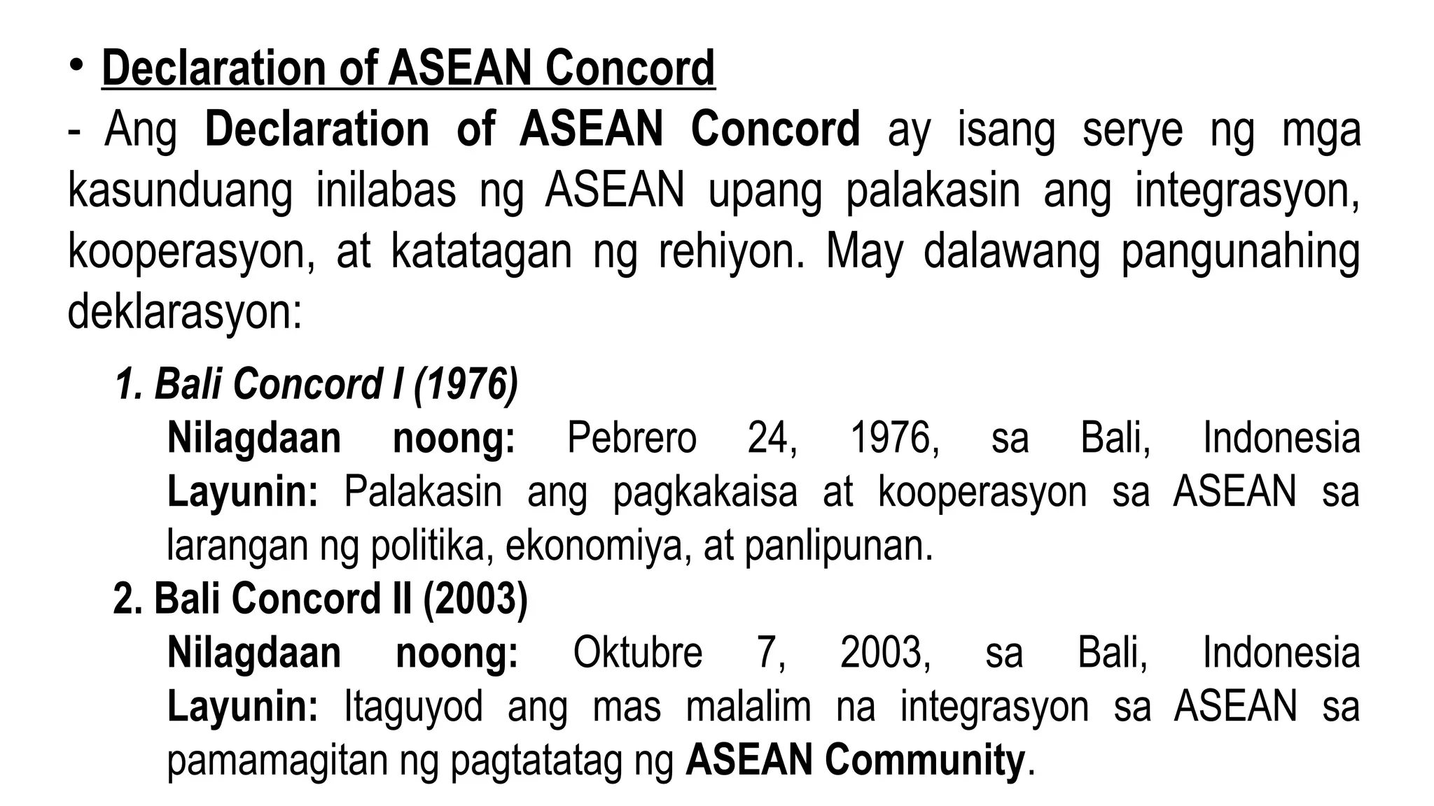 Pagkakatatag ng Association of Southeast Asian Nation | PPTX