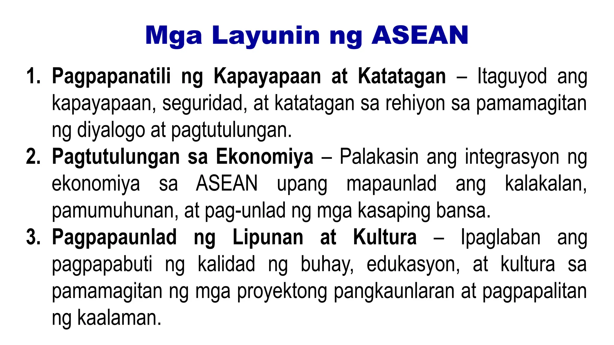 Pagkakatatag ng Association of Southeast Asian Nation | PPTX