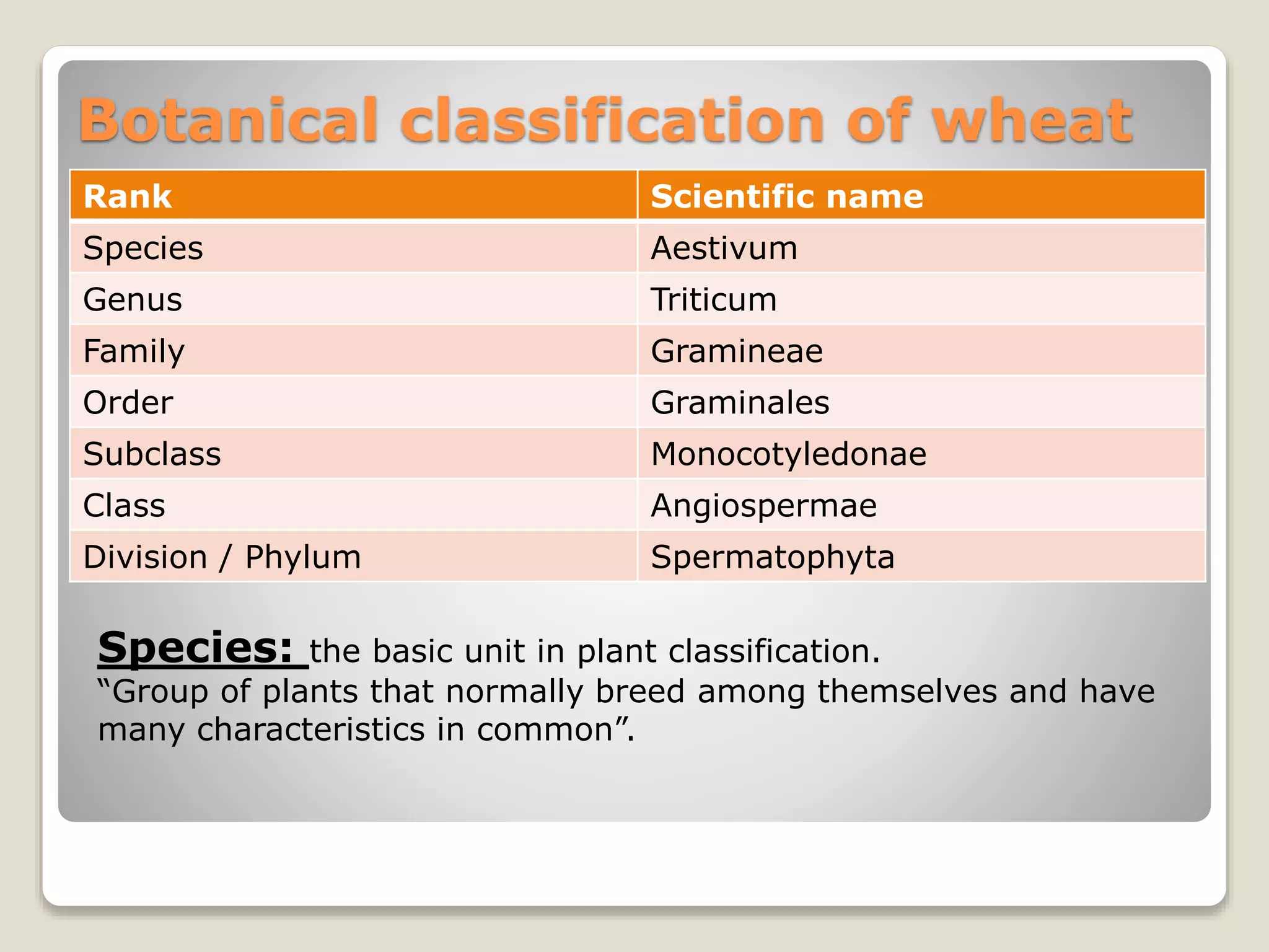 Classification of field crops | PPTX