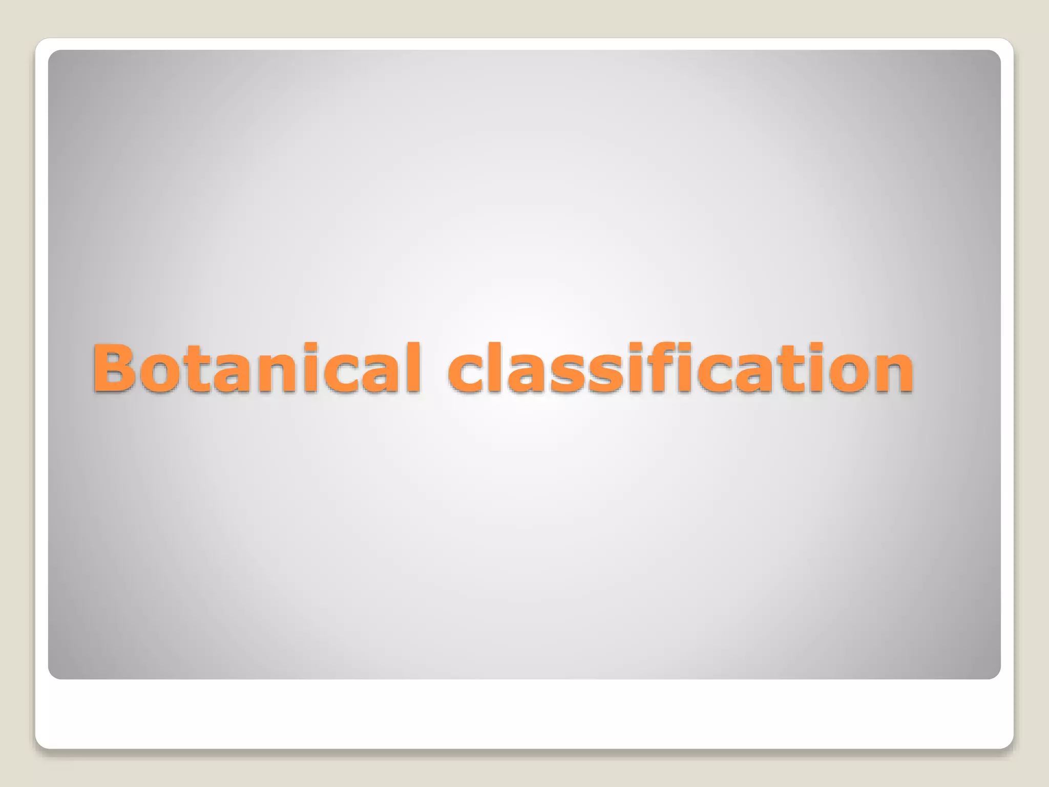 Classification of field crops | PPTX