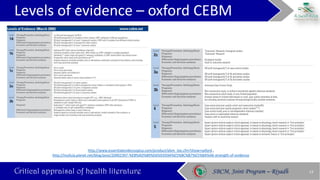 Evidence based medicine or health practice | PDF