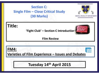 L1 fight club introduction | PPTX