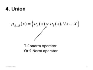 L1 fuzzy sets & basic operations | PDF