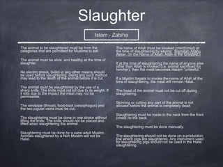 L1 halaal meat | PPTX | Islam | Religion & Spirituality