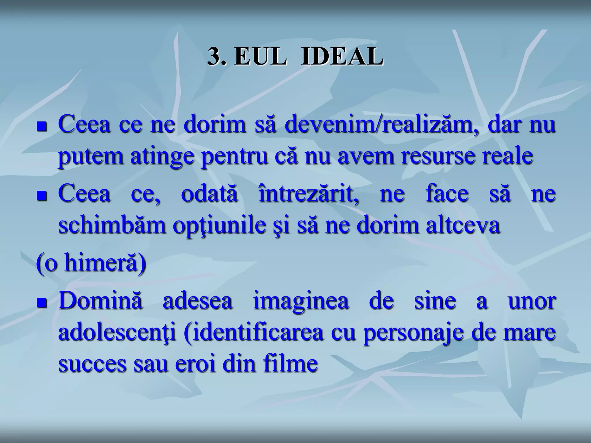 Imaginea de sine | PPT