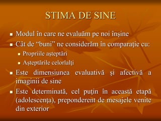 Imaginea de sine | PPT