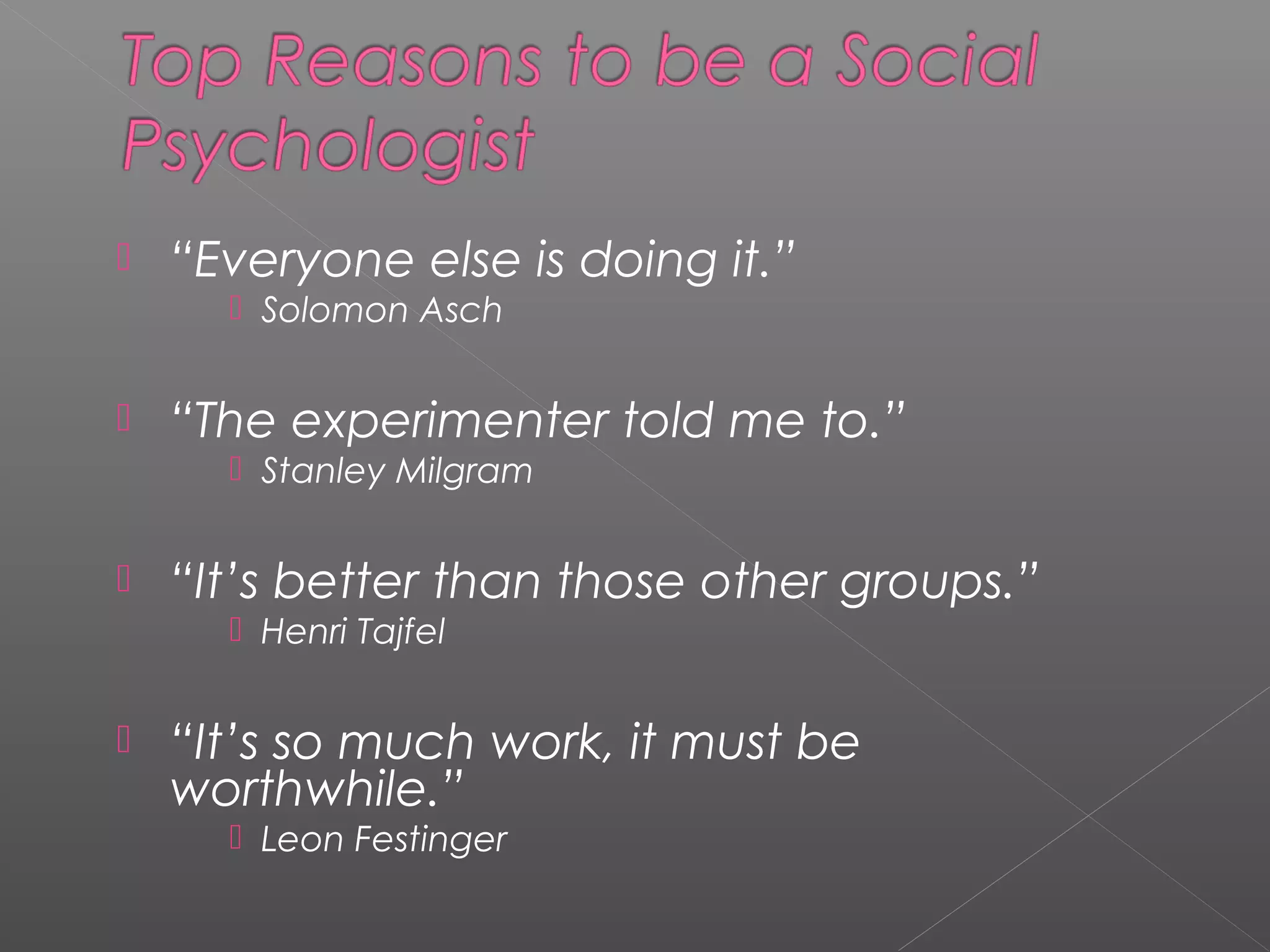 introducing social psychology | PPT