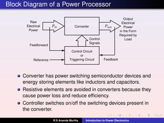 Lecture-1 : Introduction to Power Electronics | PDF