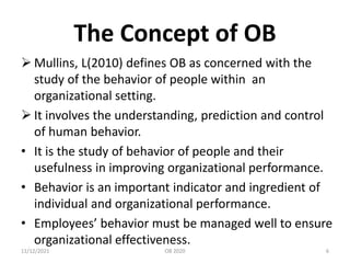 L1 introduction to ob | PPT