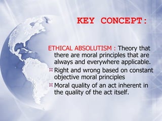 L1. intro to ethics | PPT