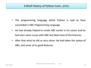 L1-L2.Introduction to Programming and Python Basics.pptx | Programming Languages | Computing