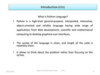 L1-L2.Introduction to Programming and Python Basics.pptx | Programming Languages | Computing