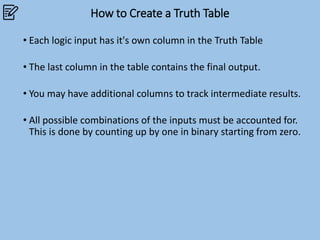 L1 - Logic Gate & Truth Tables - student.pdf