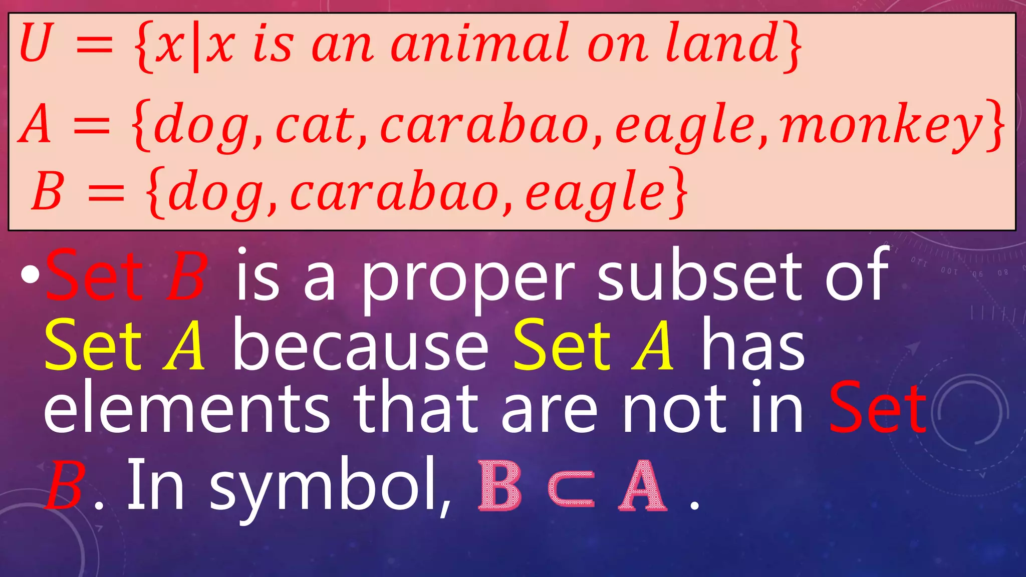 SETS AND TYPES OF SET | PPT