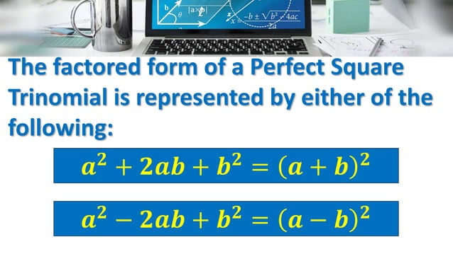 factoring perfect trinomials | PPTX