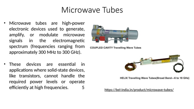 L1-Micorwave Tubes - Introduction PPT.pptx