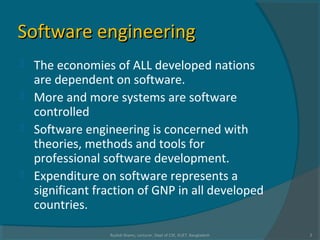 L1 overview of software engineering | PPT