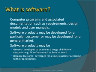 L1 overview of software engineering | PPT