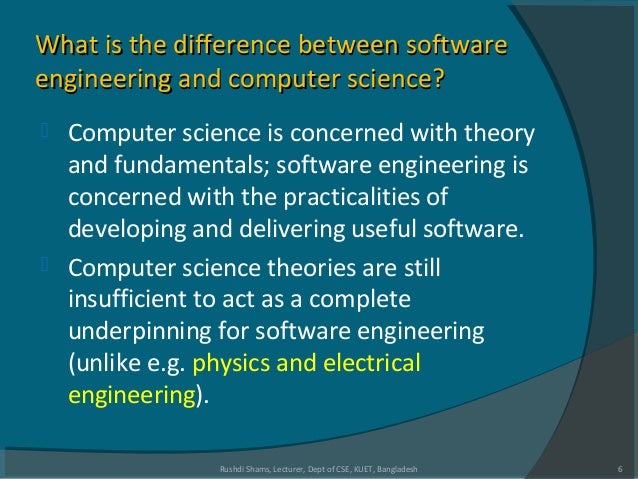 L1 overview of software engineering