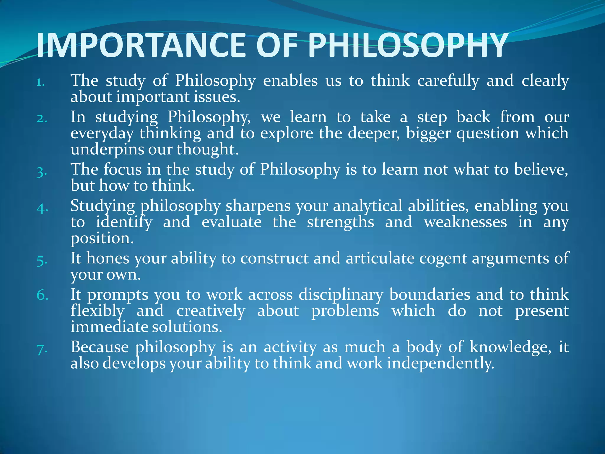 Lecture 1 Introduction to Philosophy | PPTX