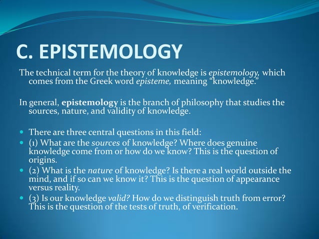 Lecture 1 Introduction to Philosophy | PPTX | Science