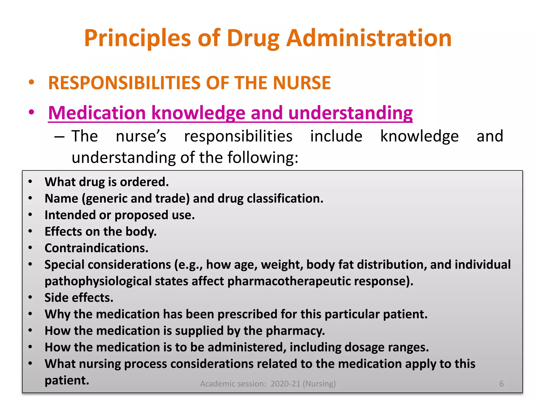 Principles of drug administration | PPTX