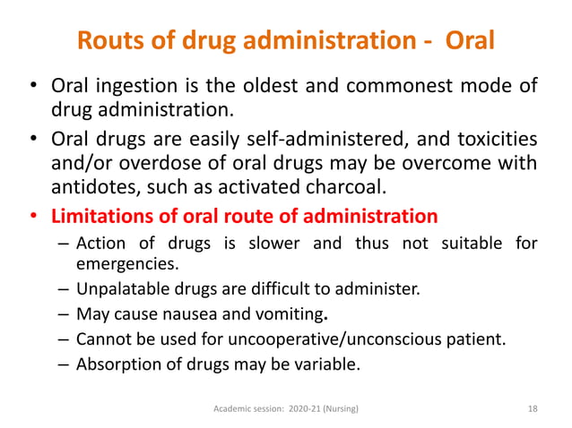 Principles of drug administration | PPTX