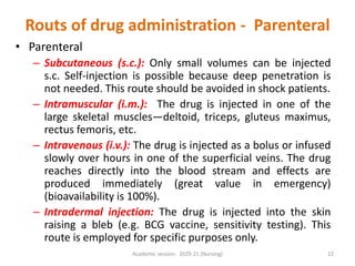 Principles of drug administration | PPTX
