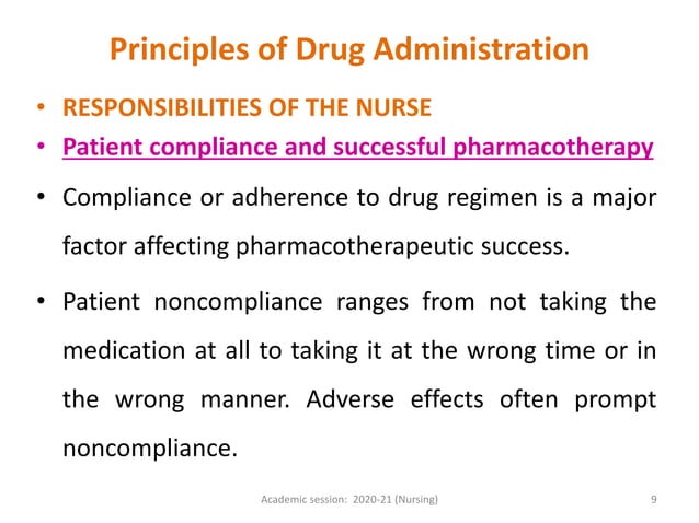 Principles of drug administration | PPTX
