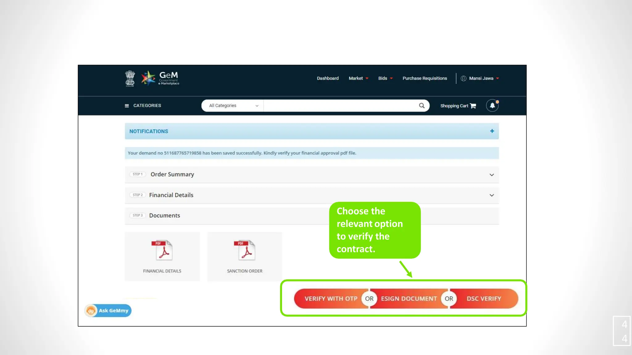 GEM purchase guidelines and use GEM portal | PPTX