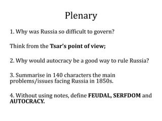 L1 russia - an introduction | PPTX