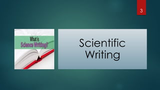 L1-Scientific Writing;Beginner guide | PDF