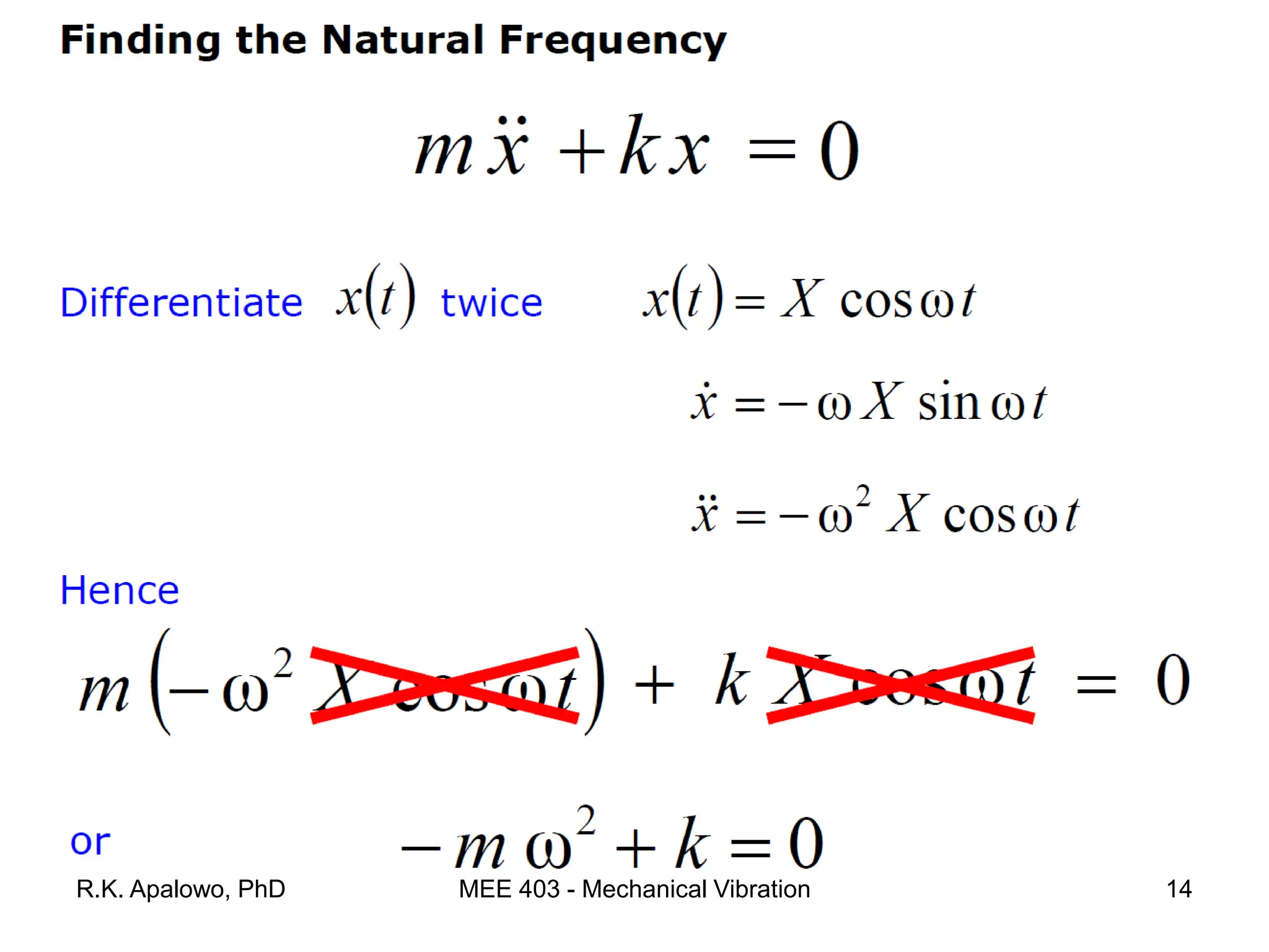 Lecture 1 on mechanical vibration- Single Degree of Freedom.pdf Lecture 1 on mechanical vibration- Single Degree of Freedom.pdf