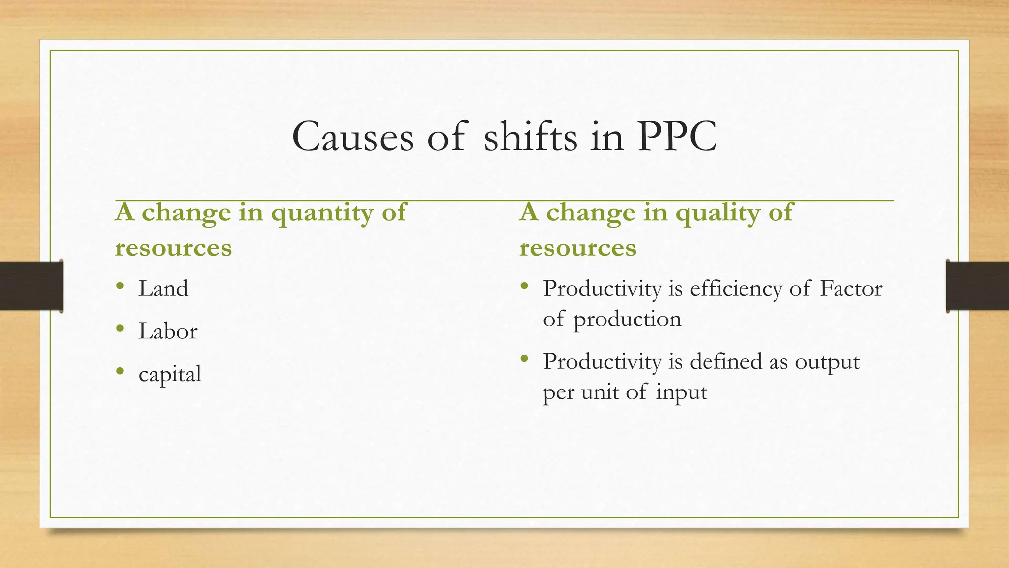 BASIC ECONOMIC PROBLEM & PRODUCTION POSSIBILITY CURVE | PPTX