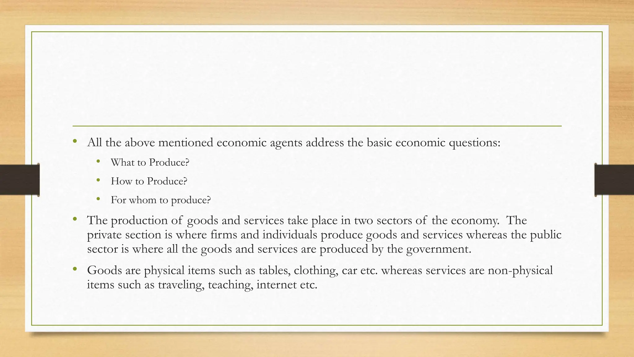BASIC ECONOMIC PROBLEM & PRODUCTION POSSIBILITY CURVE | PPTX