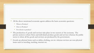 BASIC ECONOMIC PROBLEM & PRODUCTION POSSIBILITY CURVE | PPTX