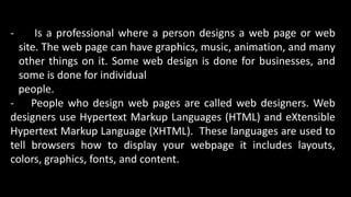 Web Design L1 - Untagling the Web | PPT