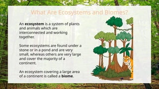 L1- What is a Biome Lesson for Year 5 students | PPTX