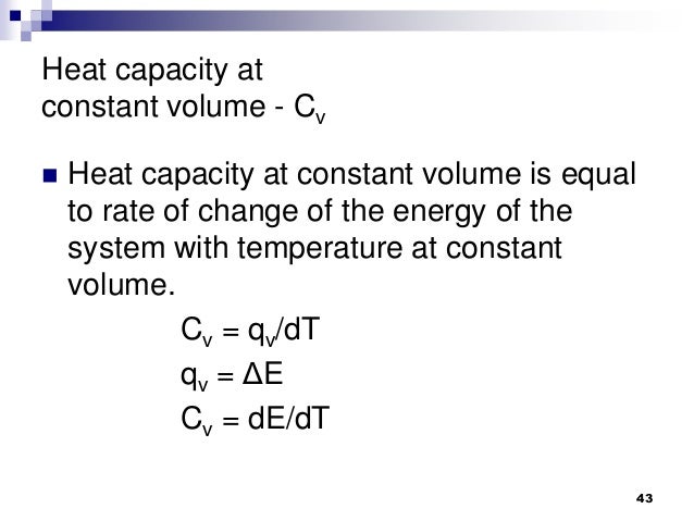 Thermodynamics Lecture