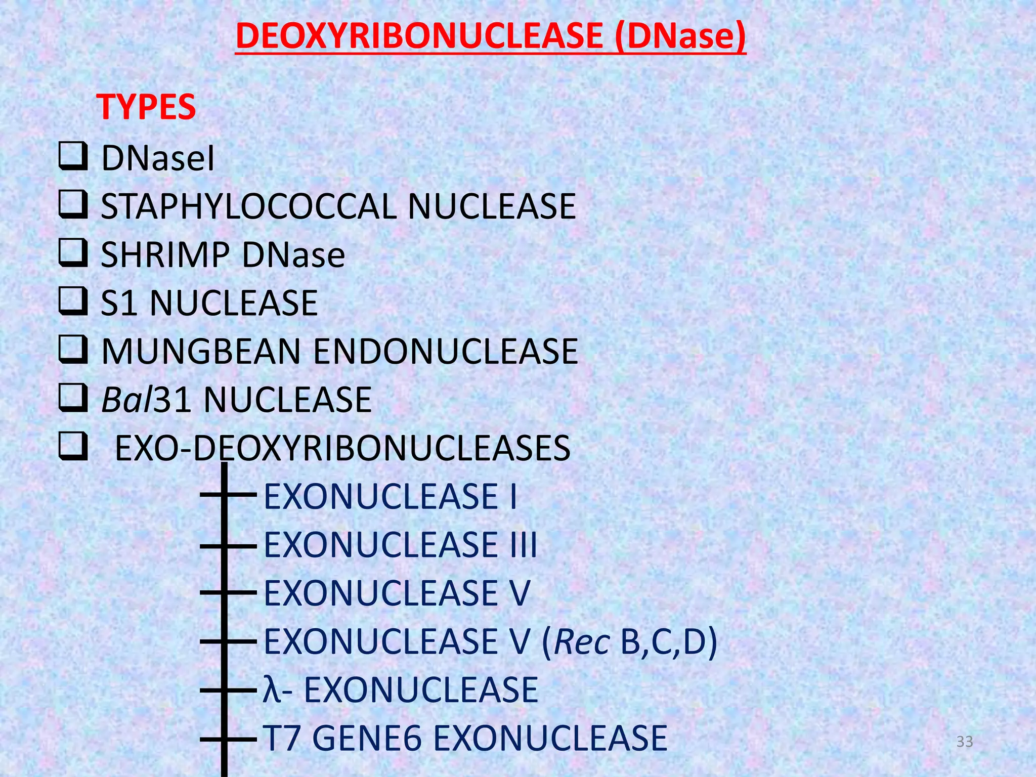L10. enzymes used in genetic engineering i-1 | PPTX